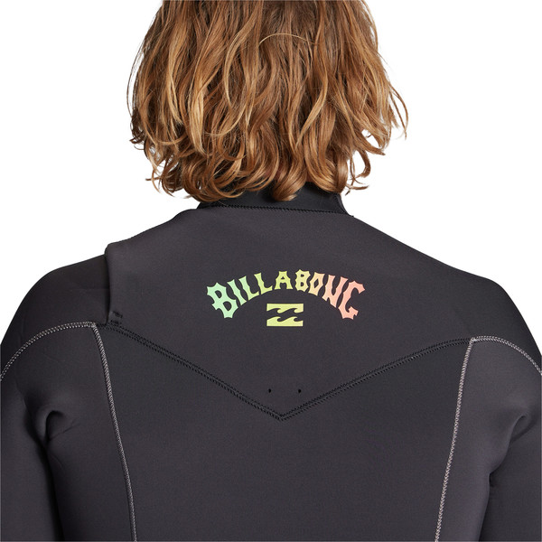 2023 Billabong Mens Absolute 3/2mm Chest Zip GBS Wetsuit ABYW100192 - Black Fade | Wetsuit Outlet
